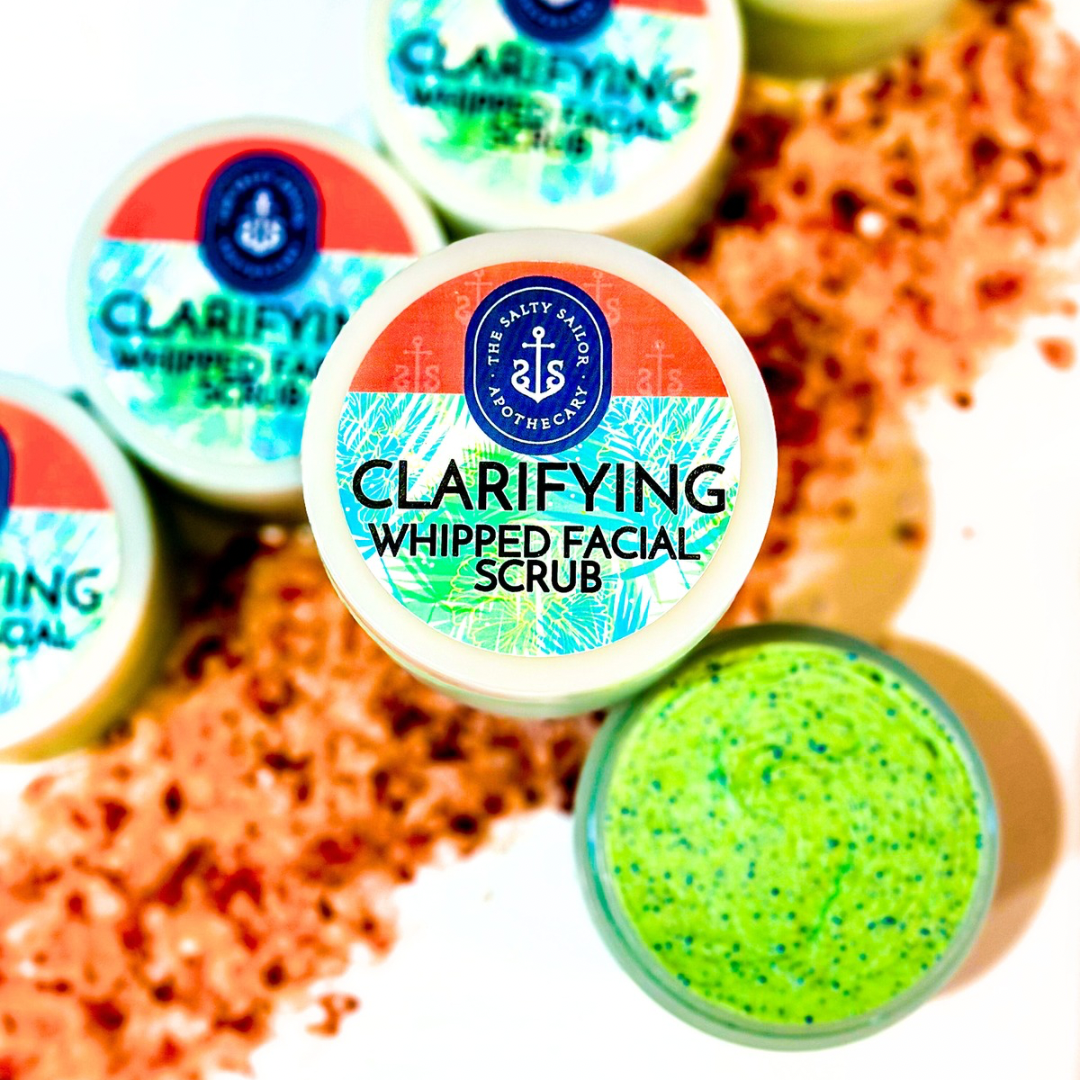 Clarifying Foaming Facial Scrub – The Salty Sailor Apothecary